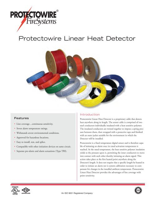 Protectowire Linear Heat Detector