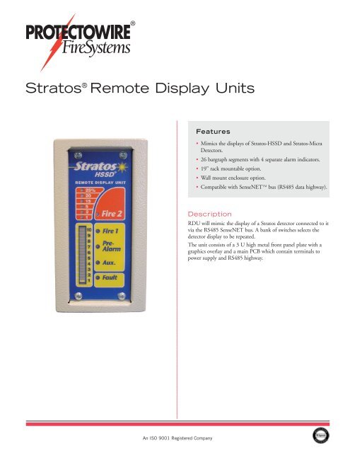 Stratos Remote Display Units