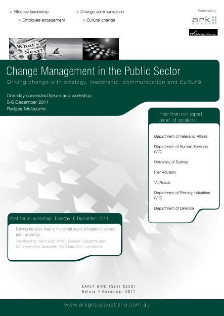 Change Management in the Public Sector