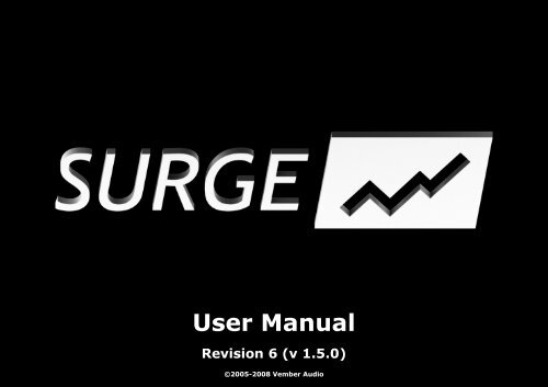 SURGE User Manual - Vember Audio