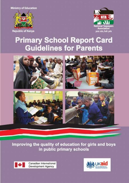Primary School Report Card Guidelines For Parents