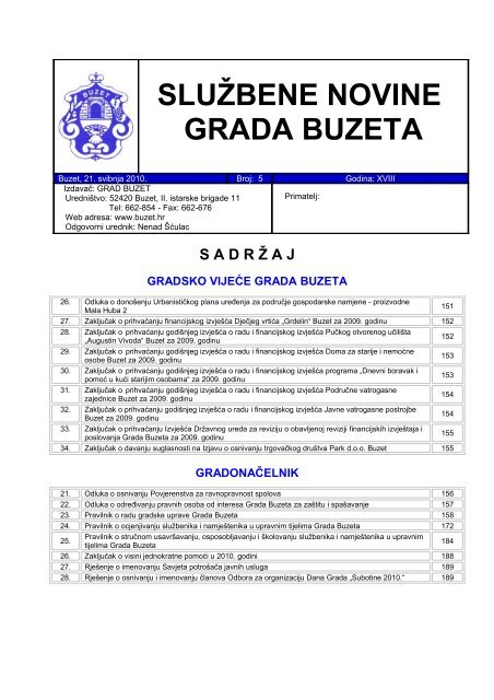 05/2010 - Grad Buzet