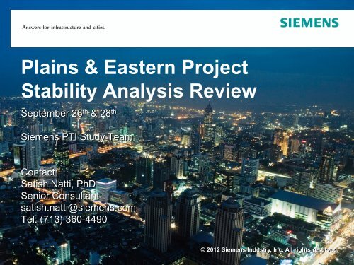 Stability Analysis Review