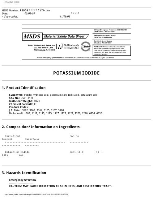 POTASSIUM IODIDE