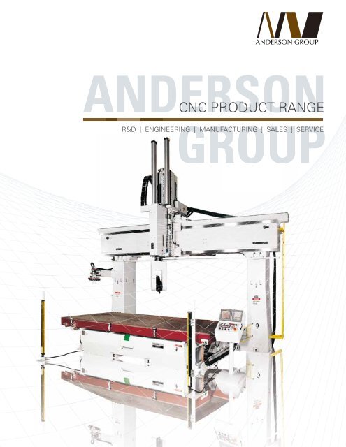 CNC Product Range brochure - Anderson America