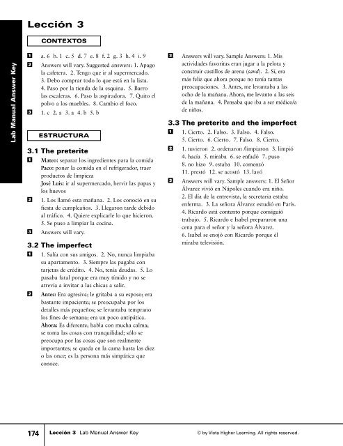 Lección 2 Contextos 1 Al