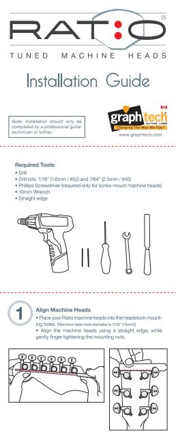 Ratio Installation Instructions - Graph Tech