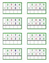 Printable Static Addition Cards - Montessori Album