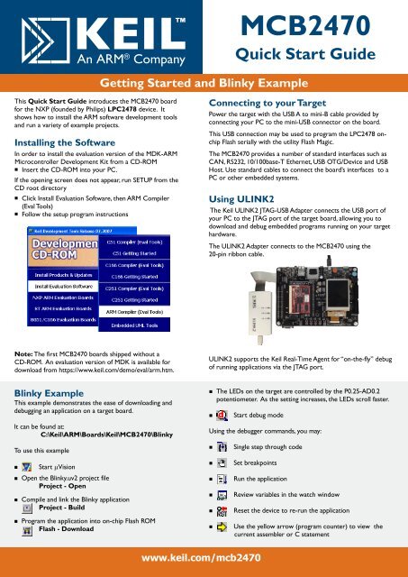 MCB2470 Examples - Keil
