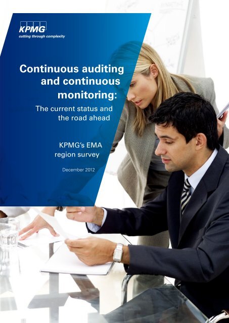 Continuous auditing and continuous monitoring: - KPMG