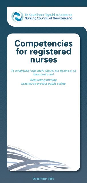 Competencies for registered nurses