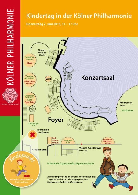 Das Programm im Saal - Kölner Philharmonie Das Programm im Saal - Kölner Philharmonie