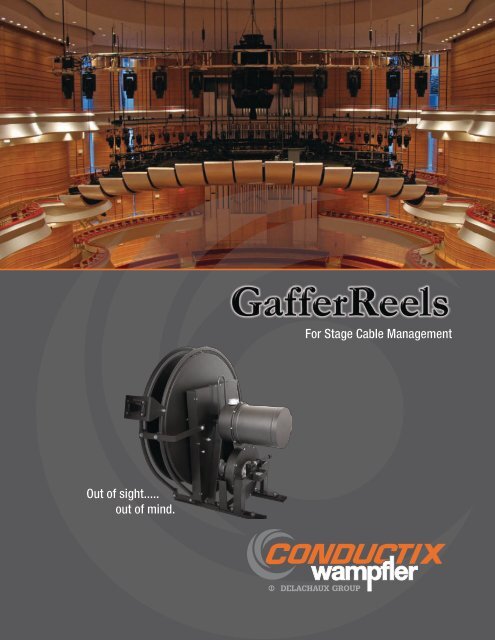 Out of sight.... out of mind For Stage Cable Management