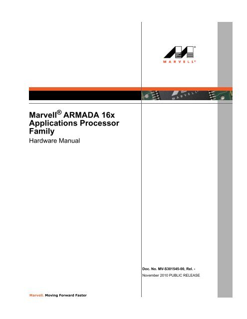 Marvell ARMADA 16x Applications Processor Family