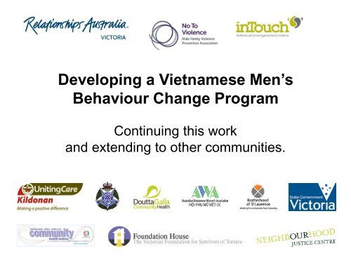 Developing a Vietnamese Men’s Behaviour Change Program