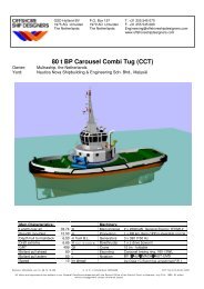 100 t Bollard Pull Tug Boat - Offshore Ship Designers