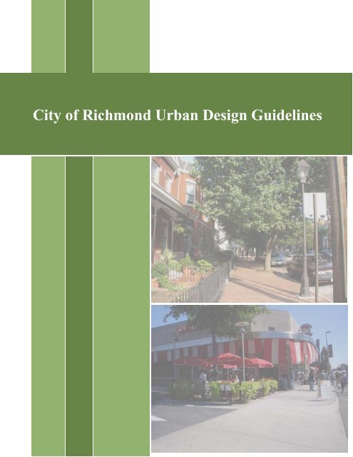 City of Richmond Urban Design Guidelines