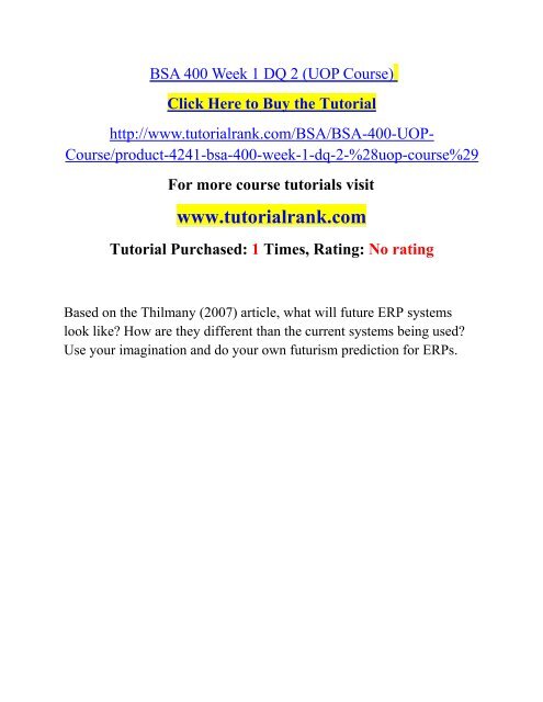 BSA 400 Week 1 DQ 2.pdf