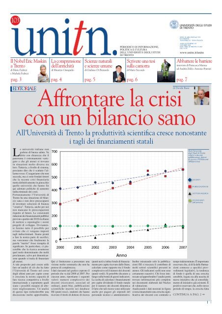 Educa - Periodico Unitn - Università degli Studi di Trento