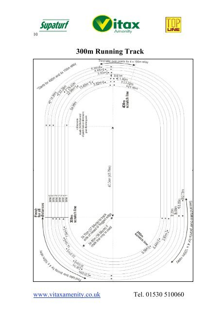 300m Running Track - Vitax Amenity