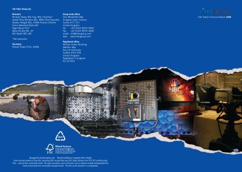 Open - Vitec Group Plc