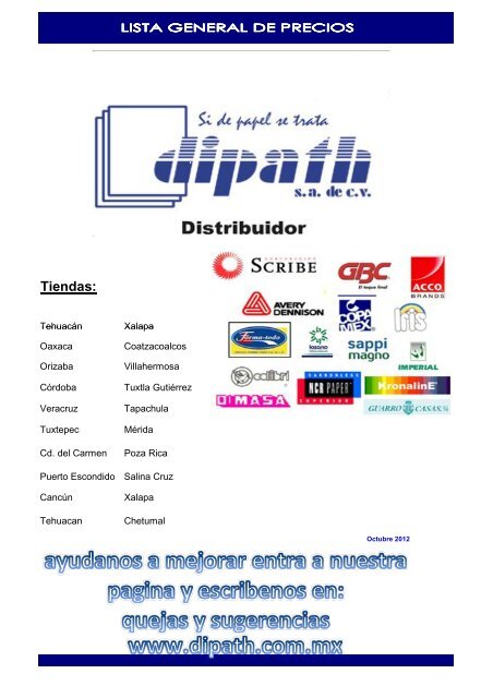 Tiendas - dipath