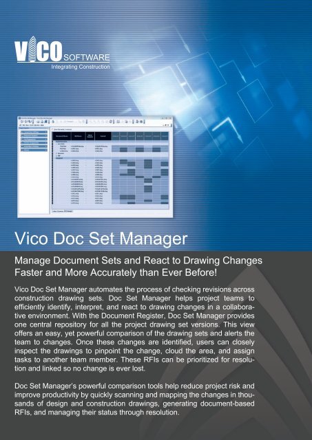 Vico Doc Set Manager