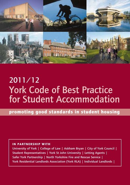 York Code of Best Practice for Student Accommodation