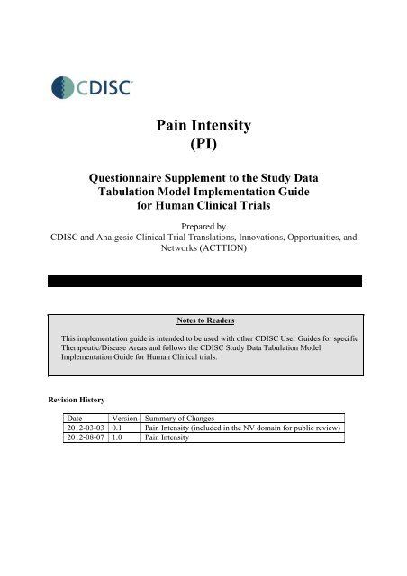 Pain Intensity (PI)