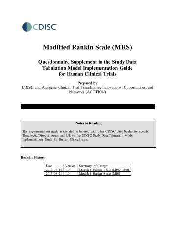 Modified Rankin Scale