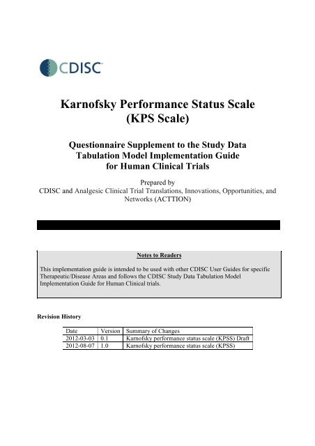 Karnofsky Performance Status Scale (KPS Scale)