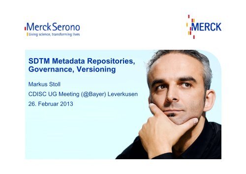 SDTM Metadata Repositories Governance Versioning i