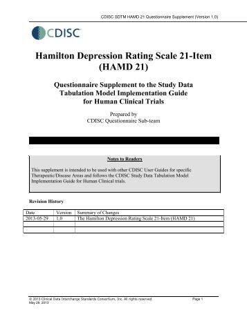 Hamilton Depression Rating Scale 17-Item (HAMD 17)