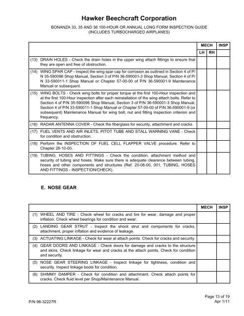 BONANZA 33, 35 AND 36