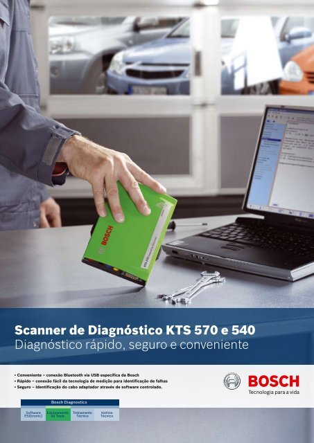 Scanner de Diagnóstico KTS 570 e 540 Diagnóstico rápido seguro e ...