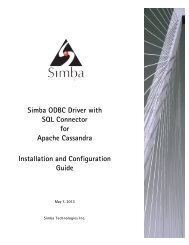 Simba Salesforce ODBC Driver User Guide - Simba Technologies