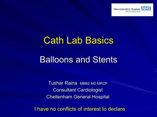 Cath Lab Basics