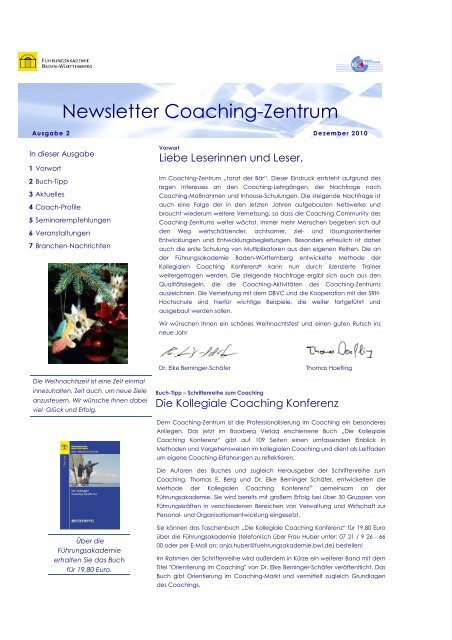 Coach-Profile Dr Gabriele Disch