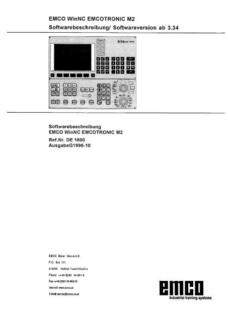 EMCO WinNC EMCOTRONIC M2