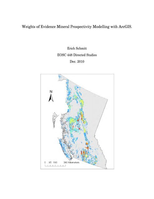 Weights Of Evidence Mineral Prospectivity Modelling With Arcgis