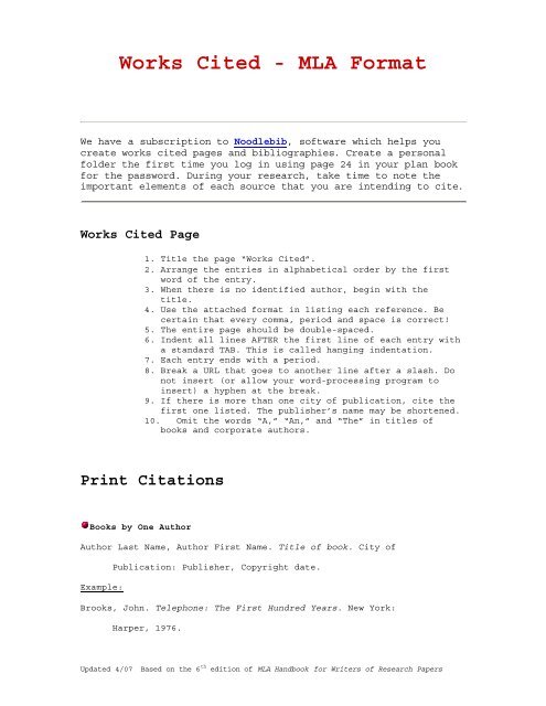 How To Create A Works Cited Page Discount Dealers Save 70 Jlcatj gob mx