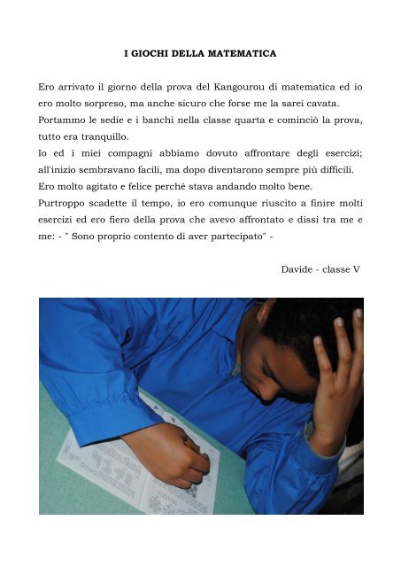 kangourou della matematica - Istituto San Carpoforo