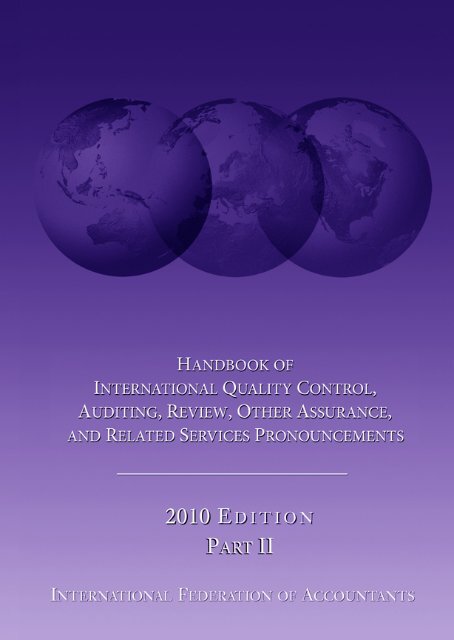 Handbook of International Quality Control, Auditing, Review ... - ABWA