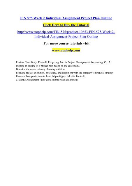 FIN 575 Week 2 Individual Assignment Project Plan Outline.pdf