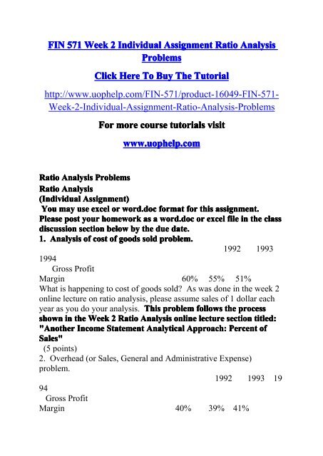 FIN 571 Week 2 Individual Assignment Ratio Analysis Problems.pdf