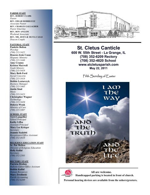 St. Cletus Canticle - Saint Cletus Parish