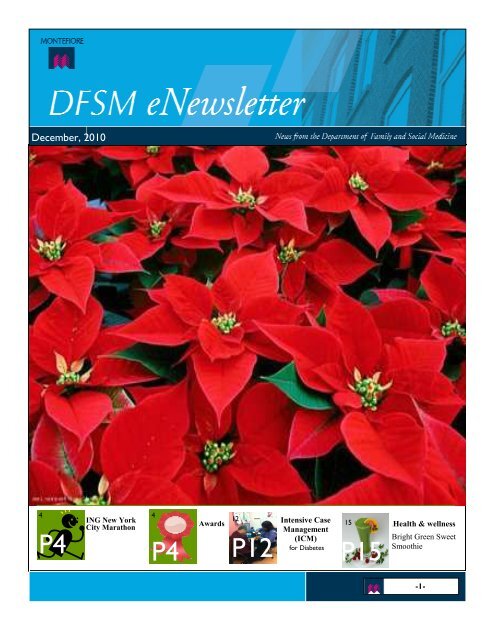 December - Albert Einstein College of Medicine