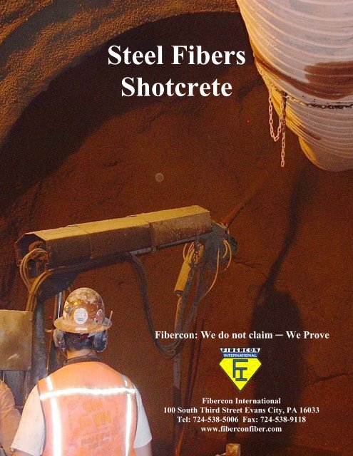 Steel Fibers Shotcrete