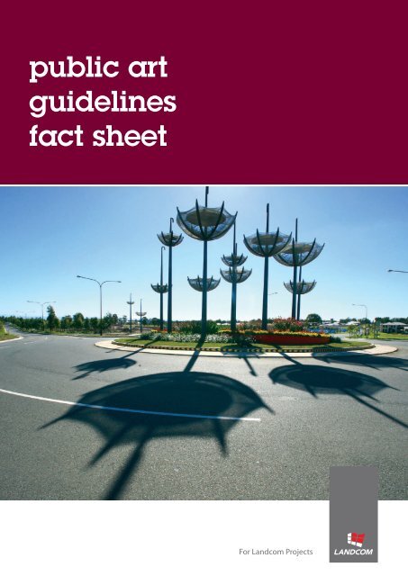 public art guidelines fact sheet