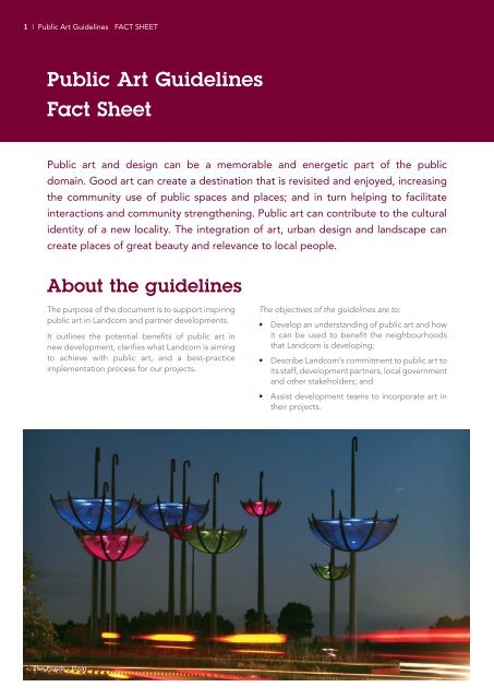 1 | Public Art Guidelines
